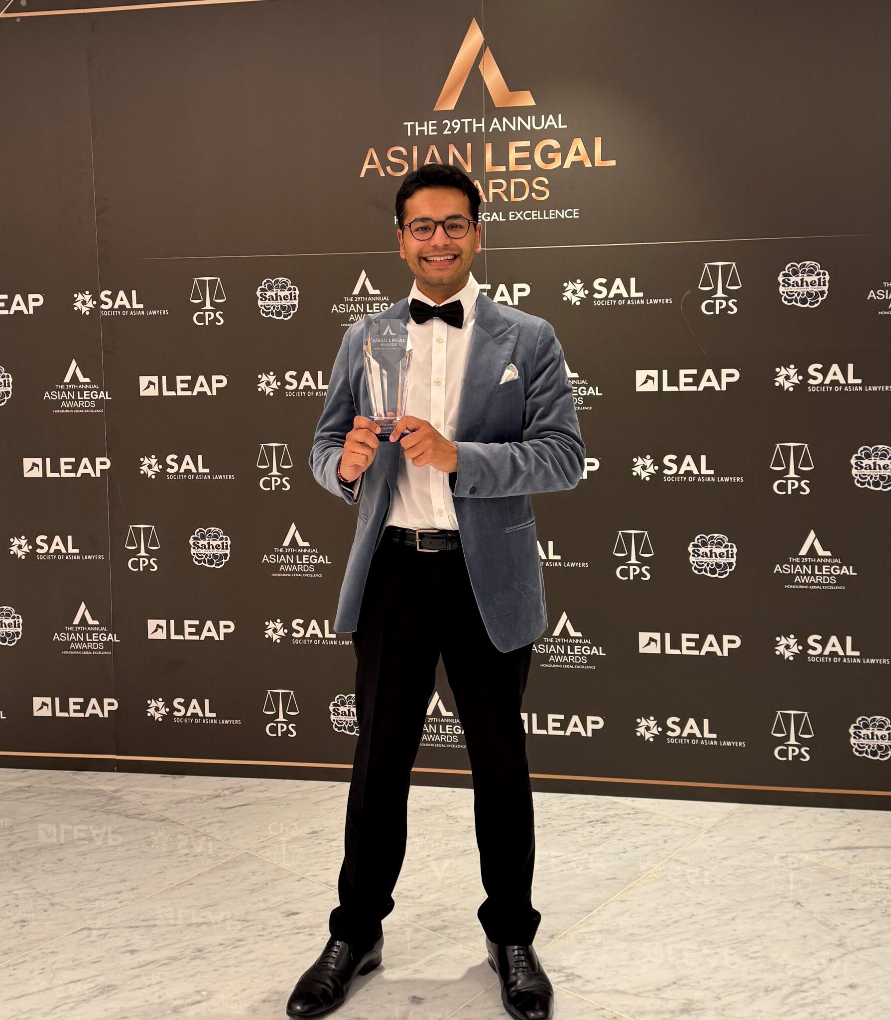 Akash Gohil receives a Rising Star award in the Asian Legal Awards for ...